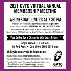 Mark your Calendars for GVTC’s First-Ever Virtual Annual Meeting